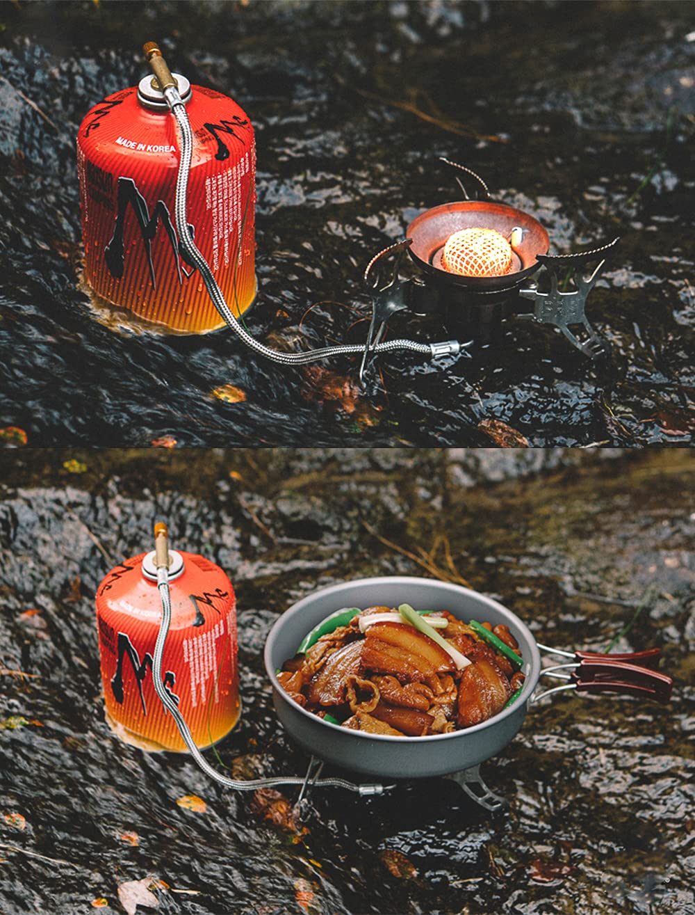 SOLOHIKE Windproof Gas Stove Camping Infrared Heating Burner Outdoor Multi- Function Stove Portable Folding BRS-15