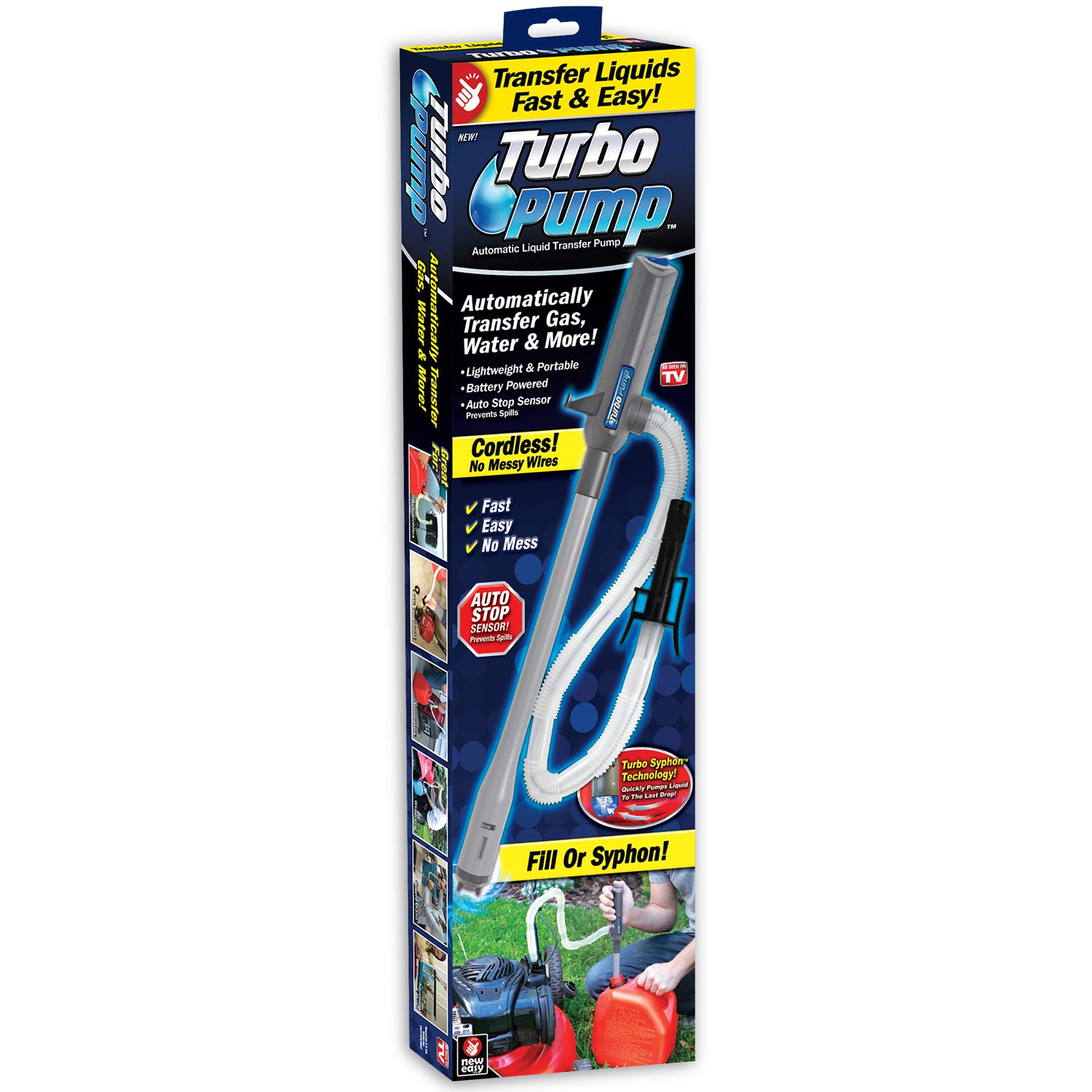 Ontel Turbo Pump Automatic Liquid Transfer Pump