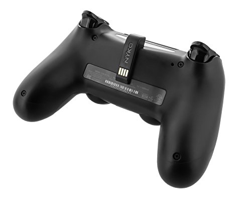 Nyko Charge Base - PlayStation 4 with a Modern and Simple Drop and Charge Design, Dual Patented Dongle Charging Port, Includes a USB and Wall Mount for Super Fast Charging of PS4, PS4 Pro and PS4 Slim Controllers