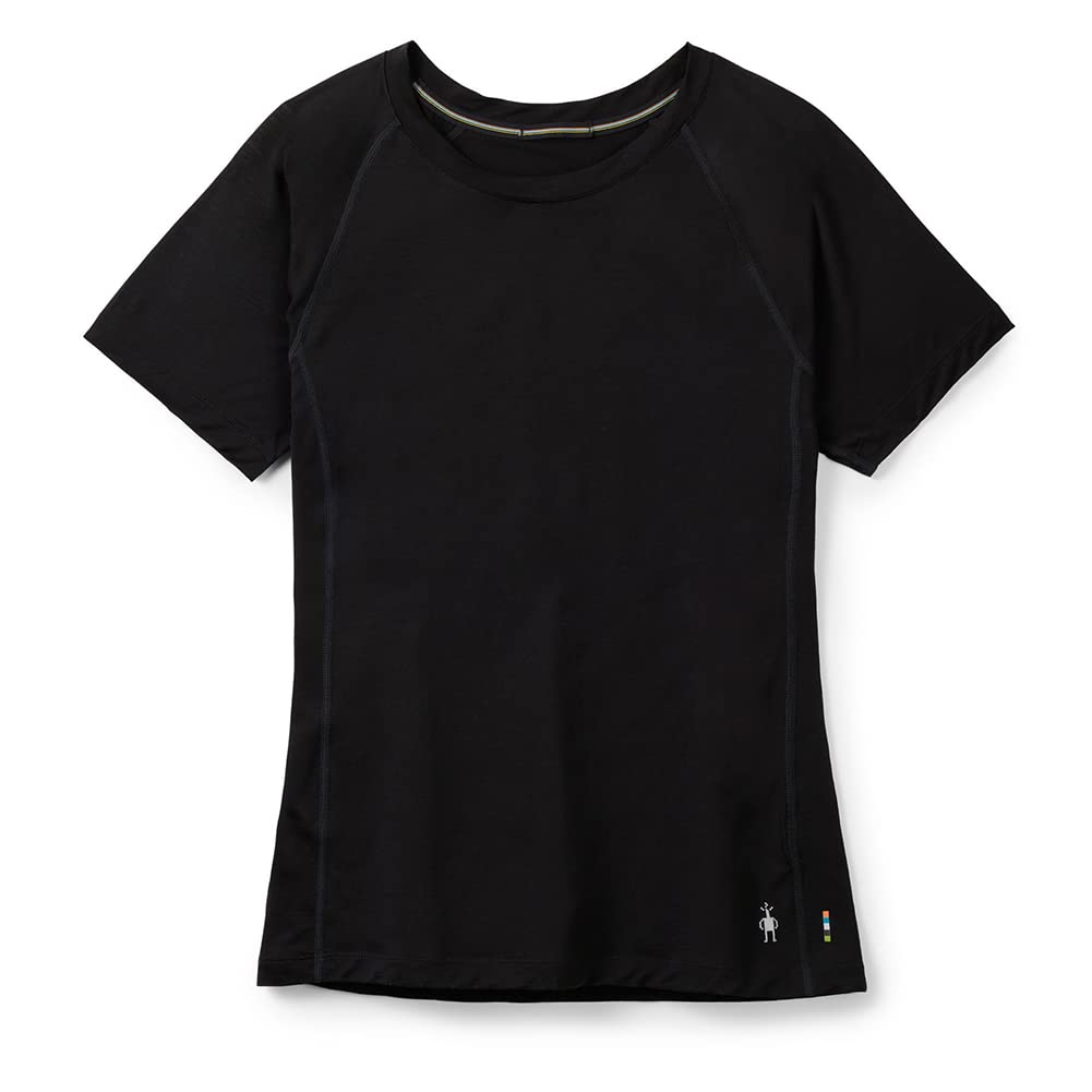 Smartwool Women's Active Ultralite Merino Wool Base Layer — Short Sleeve Tee (Regular Fit), Deep Lake, X-Large