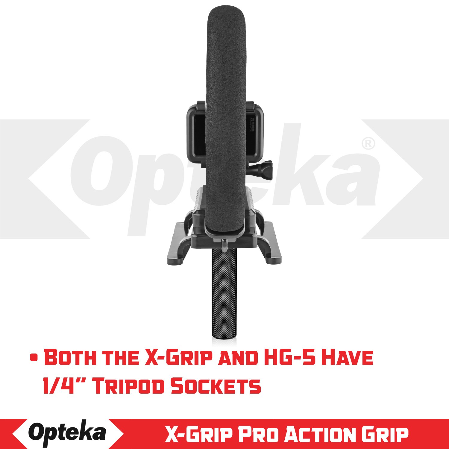 Opteka X-Grip H-MOD Professional Stabilizing Handle for GoPro Action Cameras (Black)