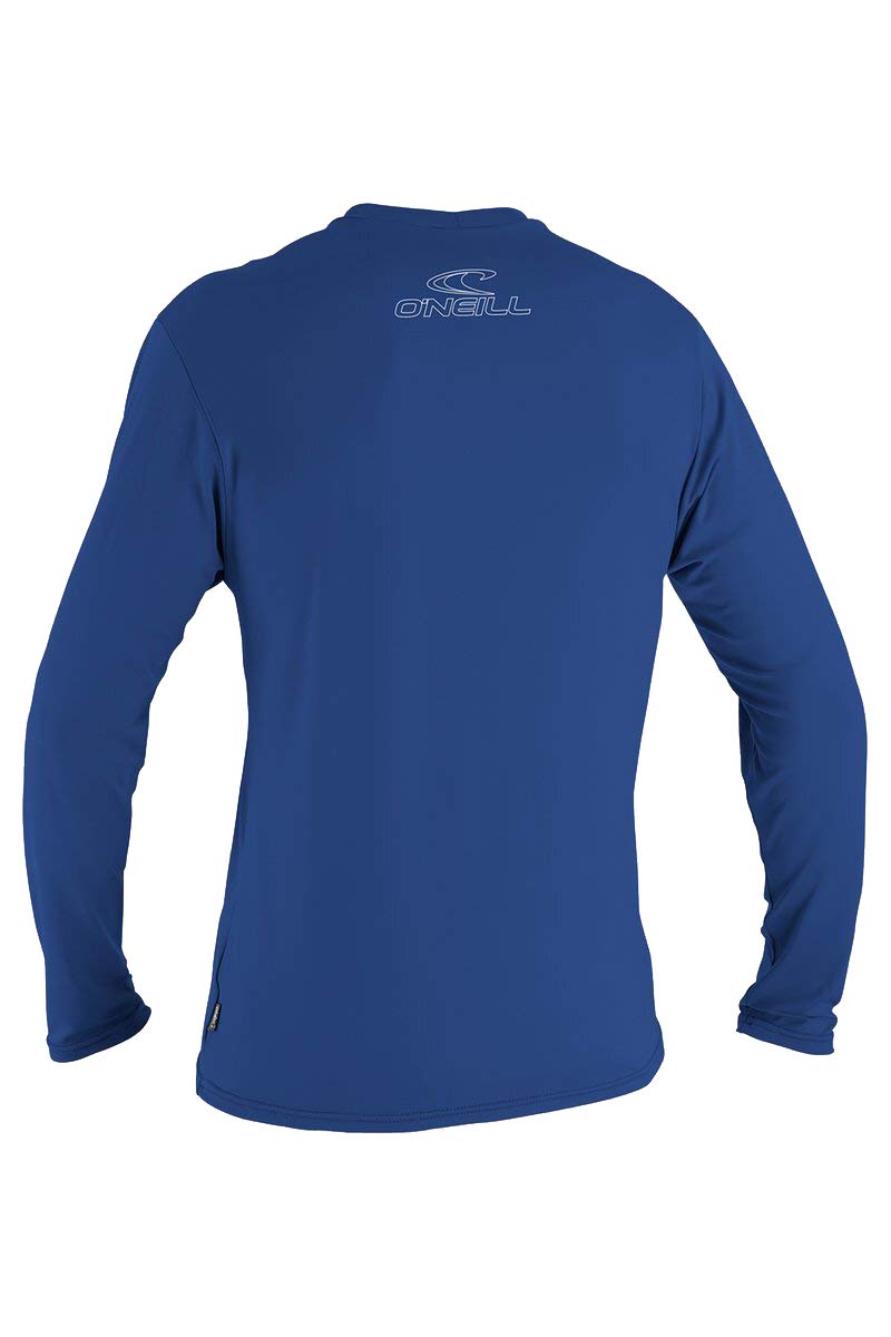 O'Neill Men's Basic Skins UPF 50+ Long Sleeve Sun Shirt, Pacific, L