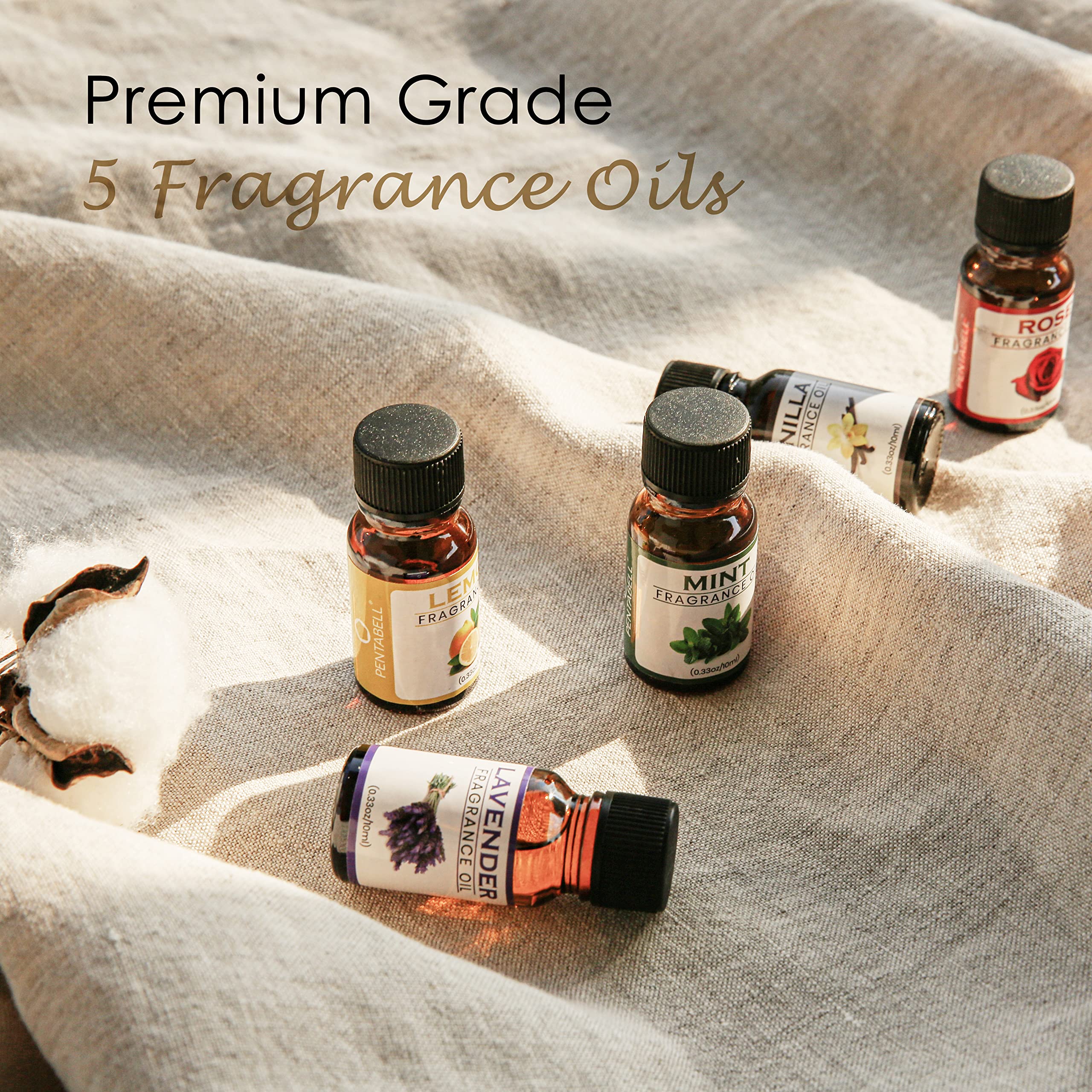 PentaBell Premium Soy Candle Making with DIY Starter Set - Natural Candles, All-Inclusive Kit, Various Scents & Designs, Suitable for All Ages, and Comprehensive Components