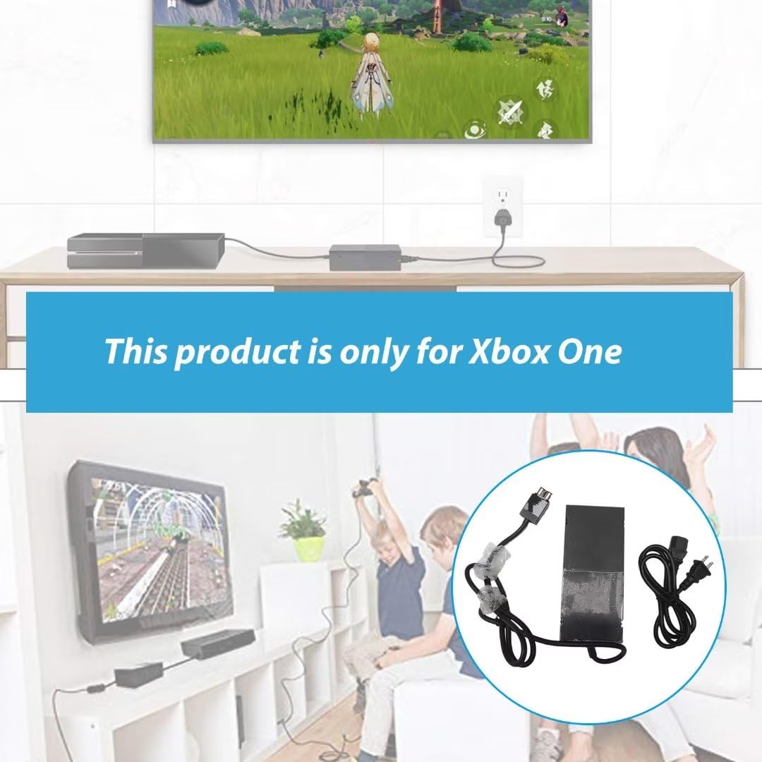 Power Supply AC Charger Adapter Cord Cable Brick for Microsoft XBOX ONE Console