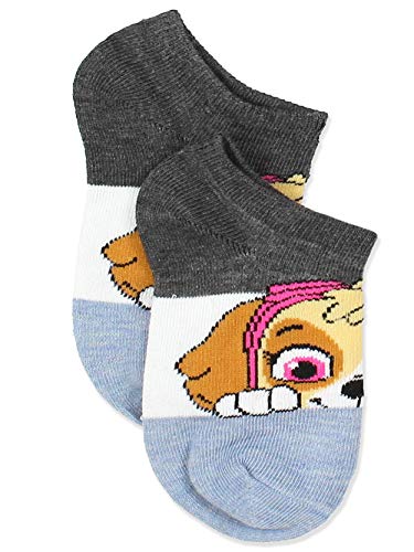 Paw Patrol Boys Girls 6 Pack No Show Socks (Shoe: 4-7 (Sock: 2-4), Paw Patrol Multi)
