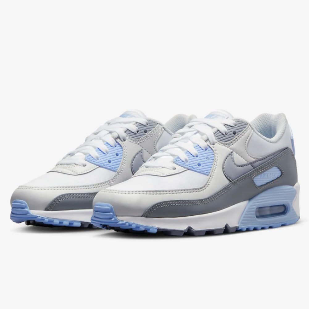 Nike Women's Air Max 90 White/Wolf Grey-Photon Dust (FB8570 100) - 7