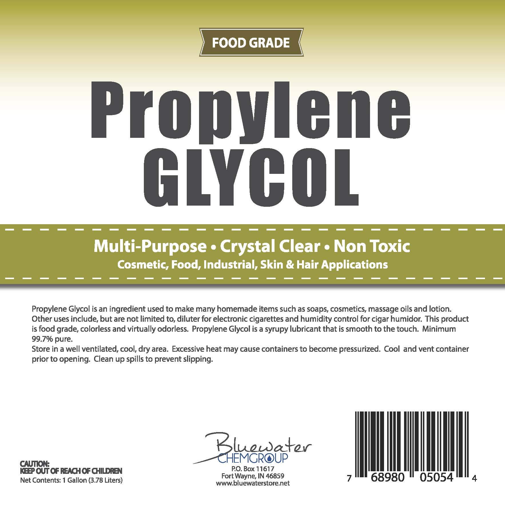 Propylene Glycol - USP Certified Food Grade - Highest Purity, Humectant, Fog Machine, Humidor & Antifreeze Solution, DIY, 4 Gallon Value Pack