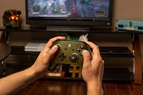 PowerA Enhanced Wired Controller for Xbox One - Cosmos Nova, gamepad, wired video game controller, gaming controller, Xbox One, works with Xbox Series X|S