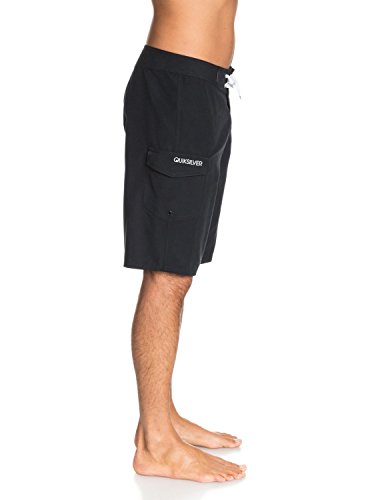 Quiksilver Men's Standard Everyday 21 Board Short Swim Trunk Bathing Suit, Black, 33