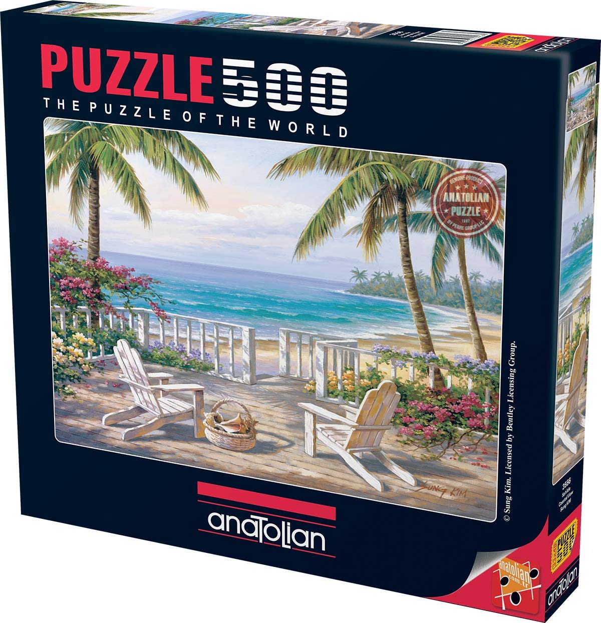 Perre Group Costal View Jigsaw Puzzle (500-Piece), multicolor (PER3556)