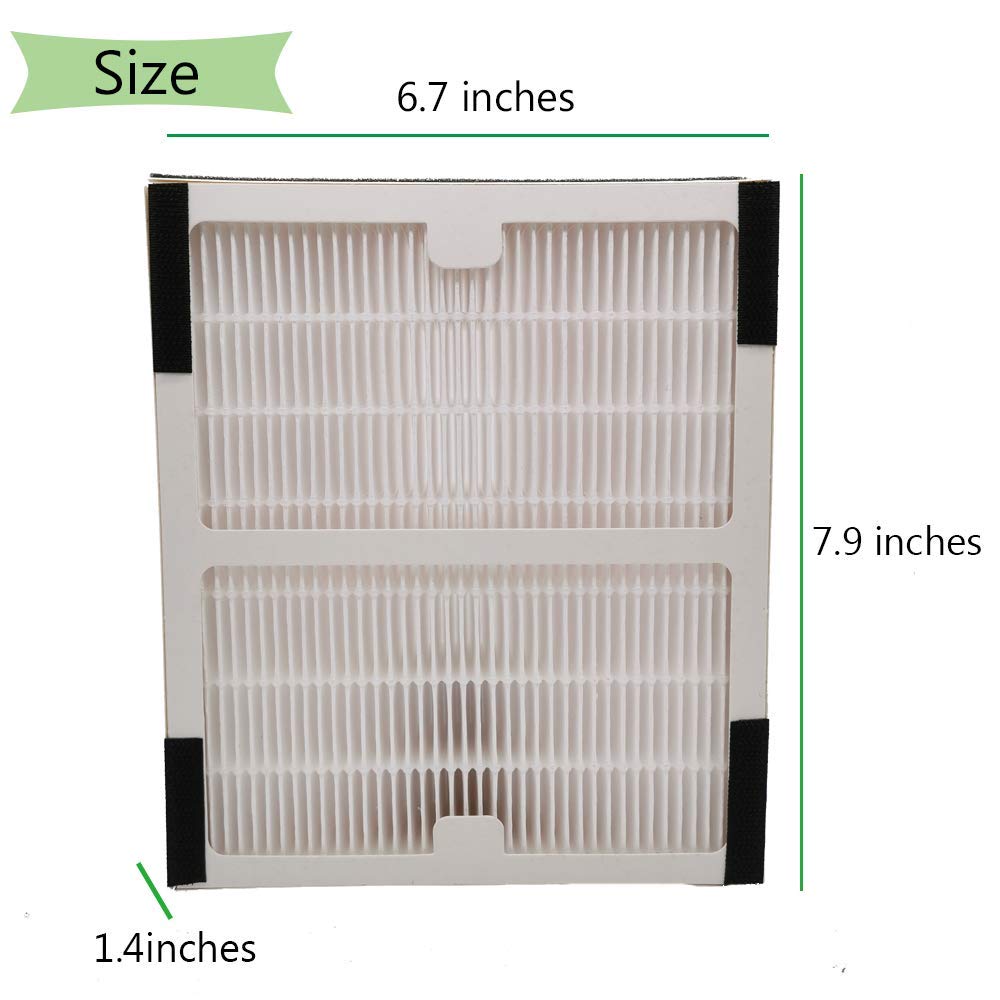 Replacement HEPA Filter B & Carbon Filters for Idylis Air Purifier 2126, 2125, IAP-10-125, IAP-10-150, Model # IAF-H-100B