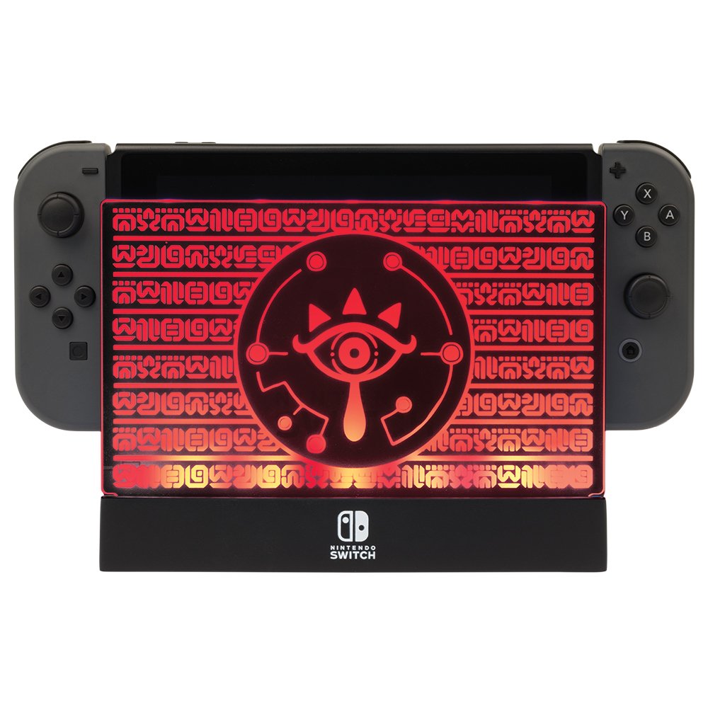 PDP Gaming Custom Light Up Protective Dock Shield: Multicolor - Nintendo Switch