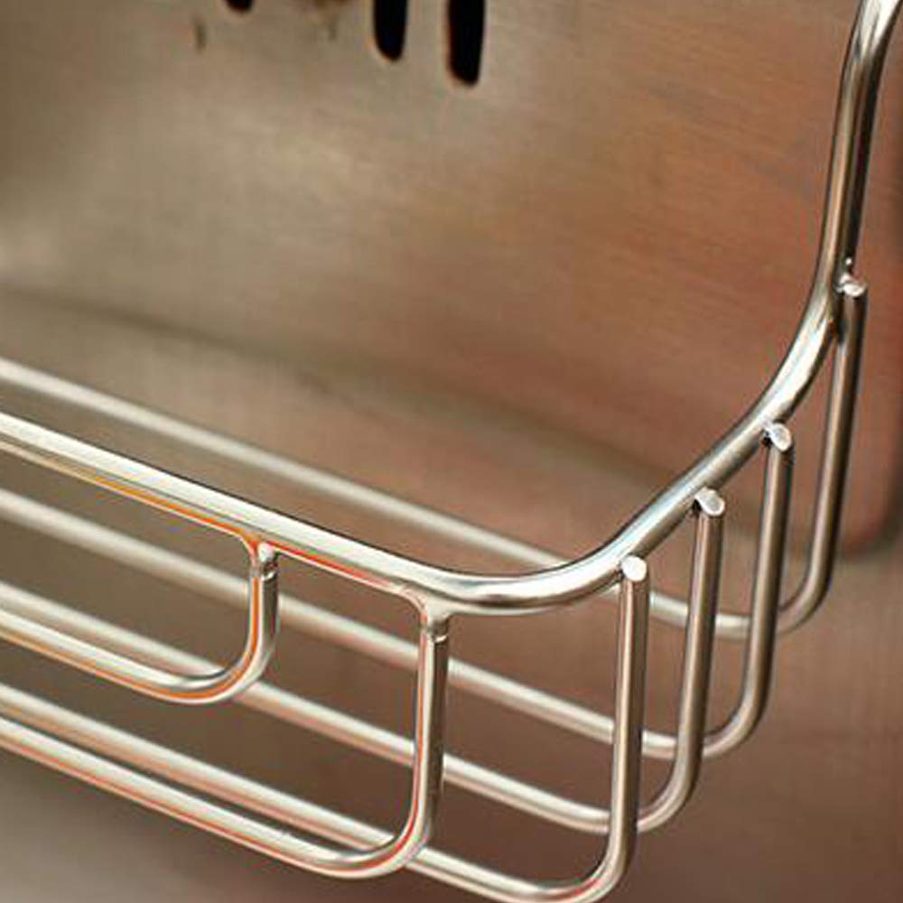 TuuTyss Stainless Steel Saddle Sponge Holder for Kitchen Sink Caddy