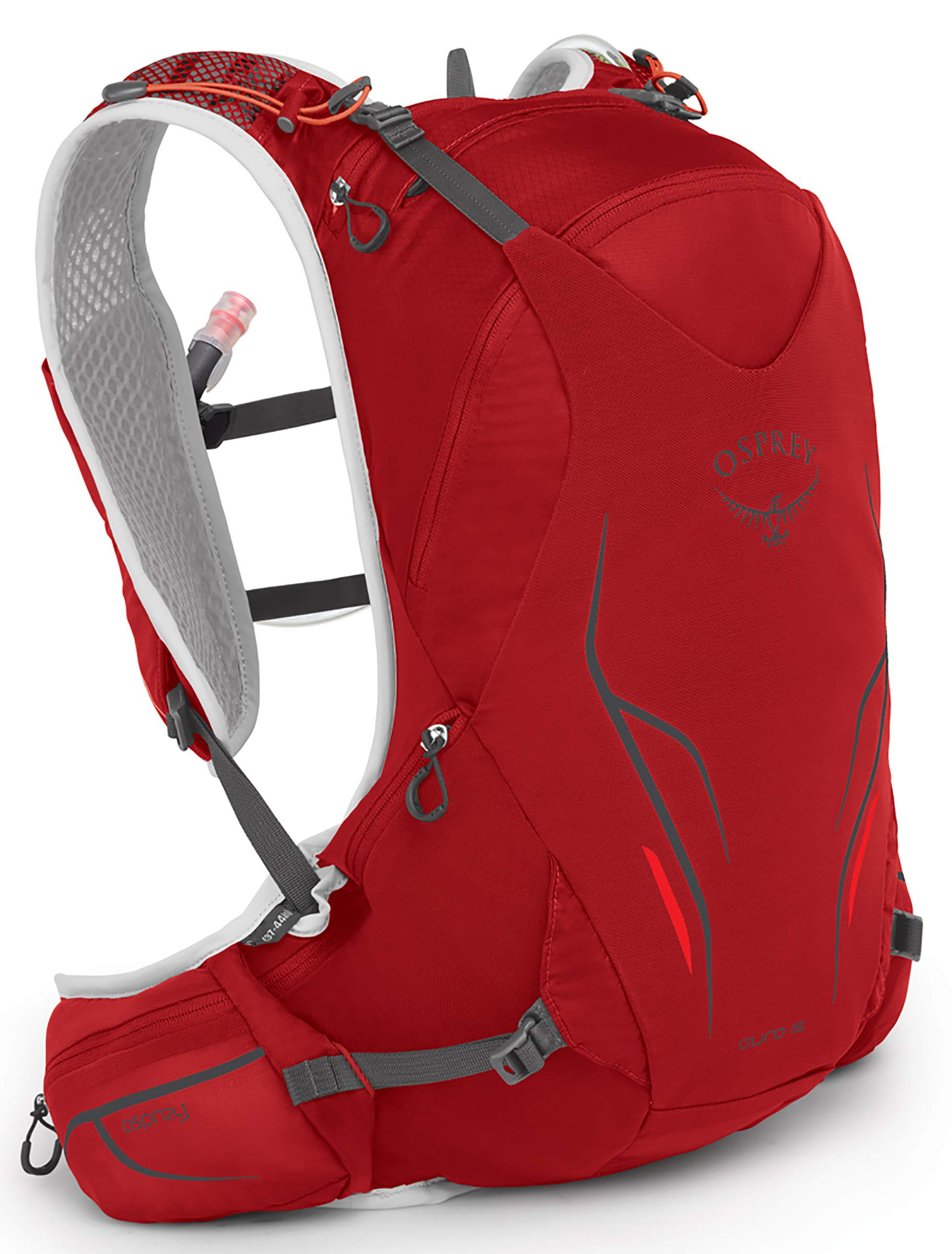Osprey Duro 15 Men's Running Hydration Vest, Phoenix Red , Medium/Large
