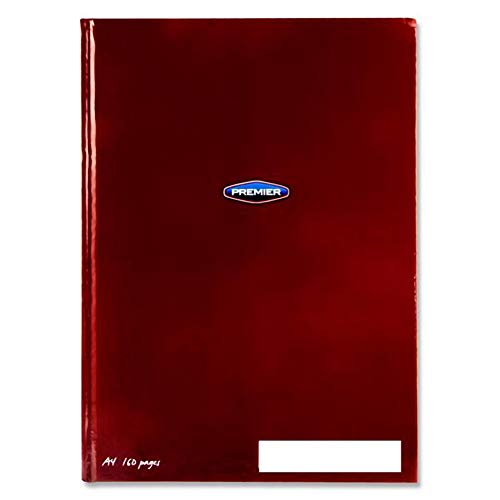 Premier Stationery S2898040 A4 Case Bound Notebook (Pack of 3)