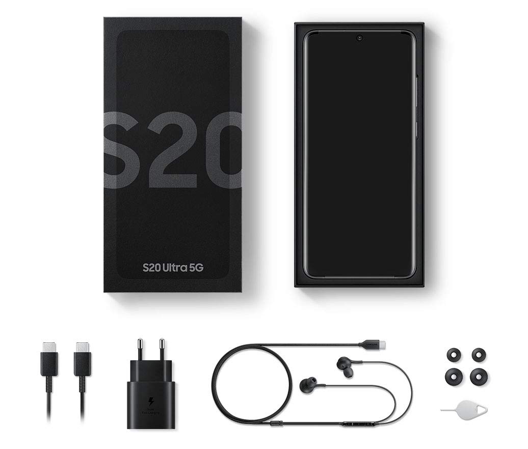 Samsung S20 Ultra 5G Factory Unlocked SM-G988U1 Grey 12GB Ram 128GB Storage (ATT, Verizon, Sprint and Tmobile) - US Warranty