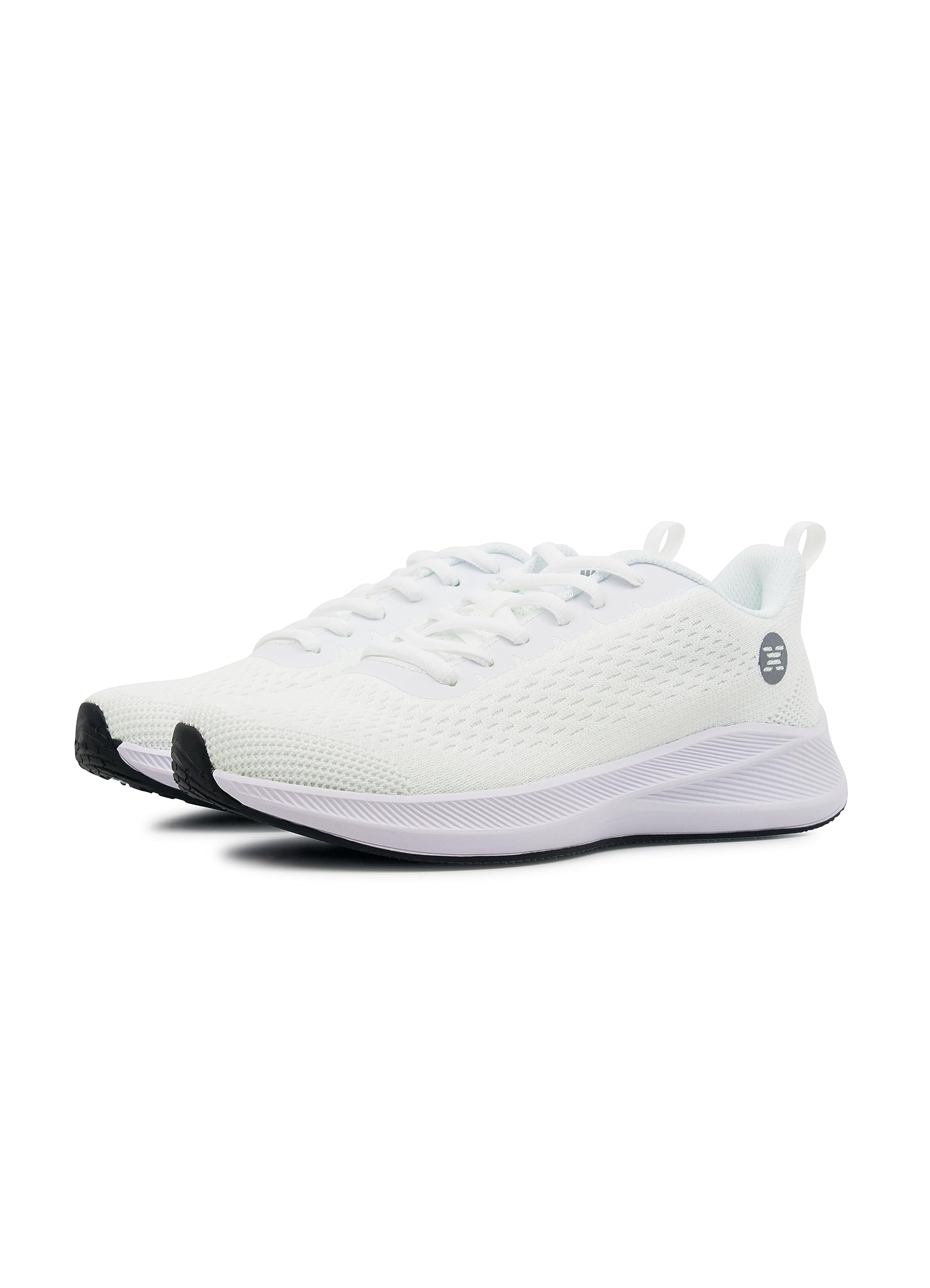 RBX Unisex Adult Athletic Shoe, Lightweight Breathable Knit Mesh Quick Drying Running Shoe, Cushioned Footbed Performance Training Sneaker Unisex Gym Shoe for Men, Women Cool White W6.5 / M5