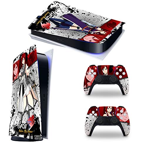 Playstation 5 Digital Edition Skin Set – Magic Skill - HD Printing Vinyl Skin Cover Protective for PS5 Digital Edition Console and 2 PS5 Digital Edition Controller