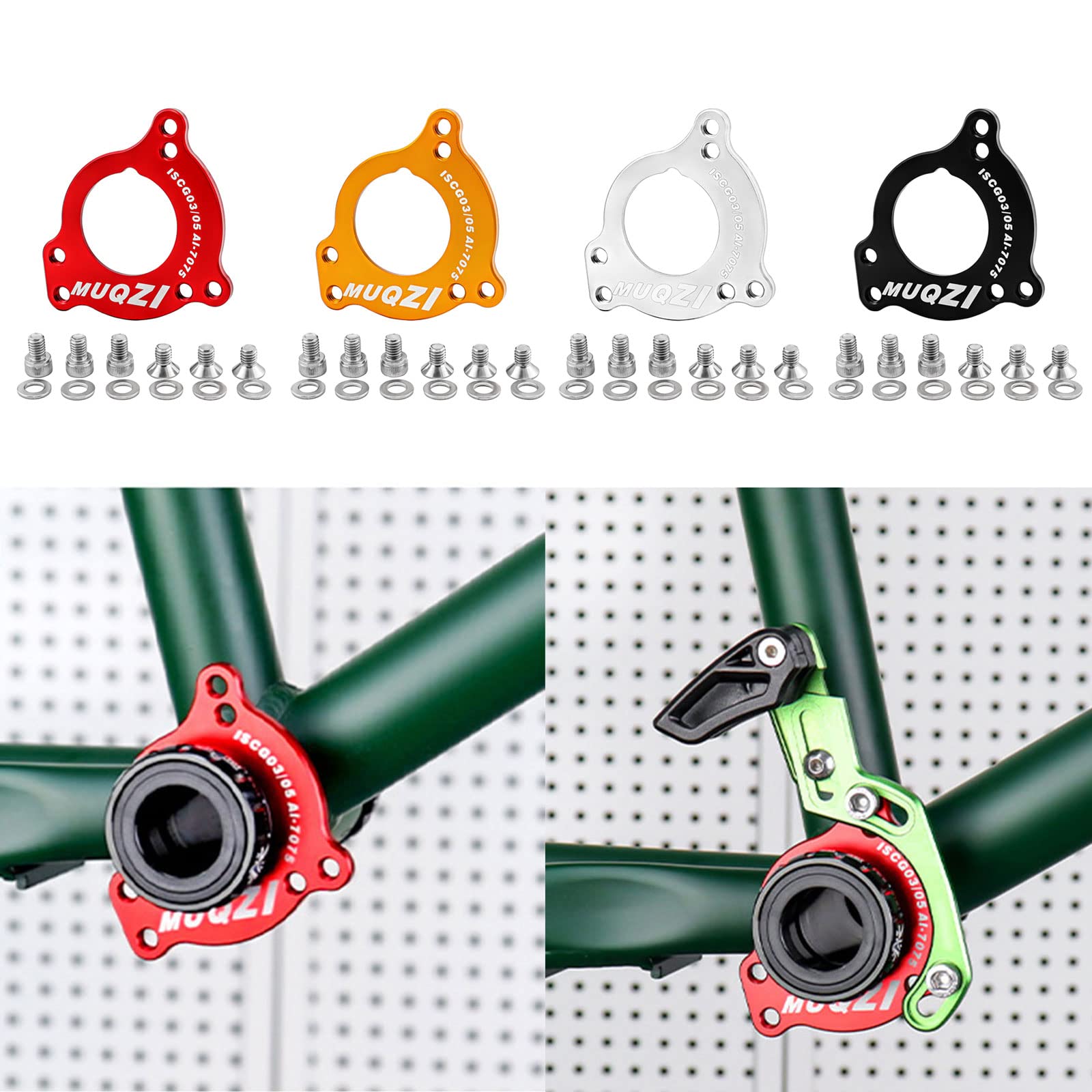NUEAYMS Bike Chain IS03 05 Guide Conversion for Seat Bottom Bracket Adapter ISCG 03 05 Chain Guide Adaptor Mount Bike Par Bicycle Chain Protector Bike Chain Guard Replacement Bike Chain Guide