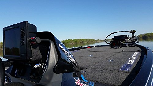 PROcise Outdoors DEK-it Boat Fish Finder & GPS, Electronics Mount, Most Solid Fishfinder Mounting Kit No Bouncing Fish Finder, Works with Most Marine Depth Finders & Locators (Hat, One Size)