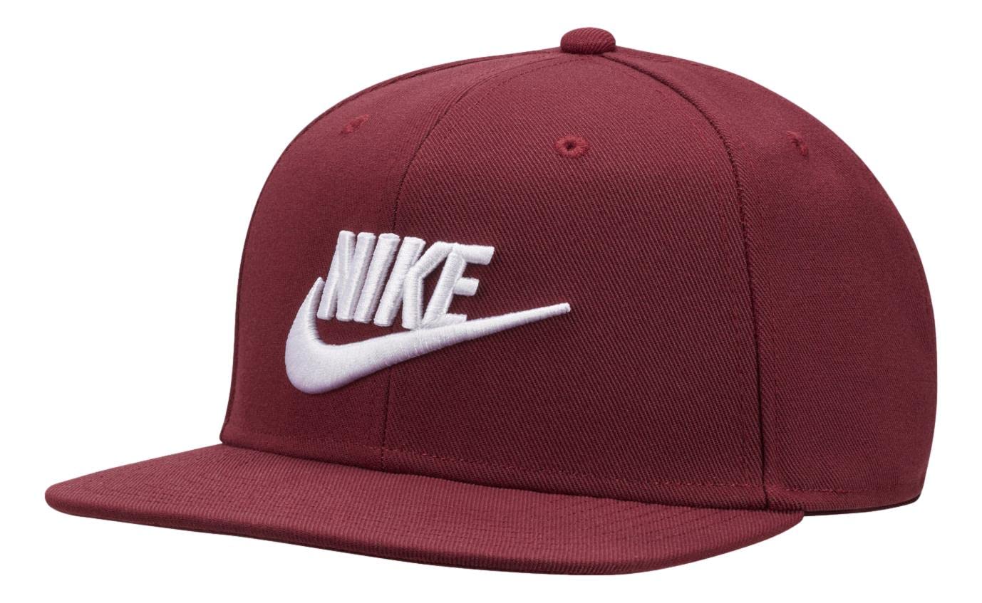 Nike Men's U NSW PRO Cap Futura (as1, Alpha, one_Size, Dark Beetroot/White)