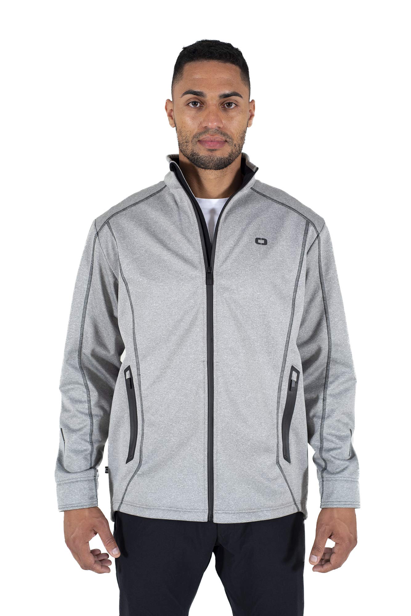 OGIO All Elements Tech Full Zip Jacket, Gray, XX-Large