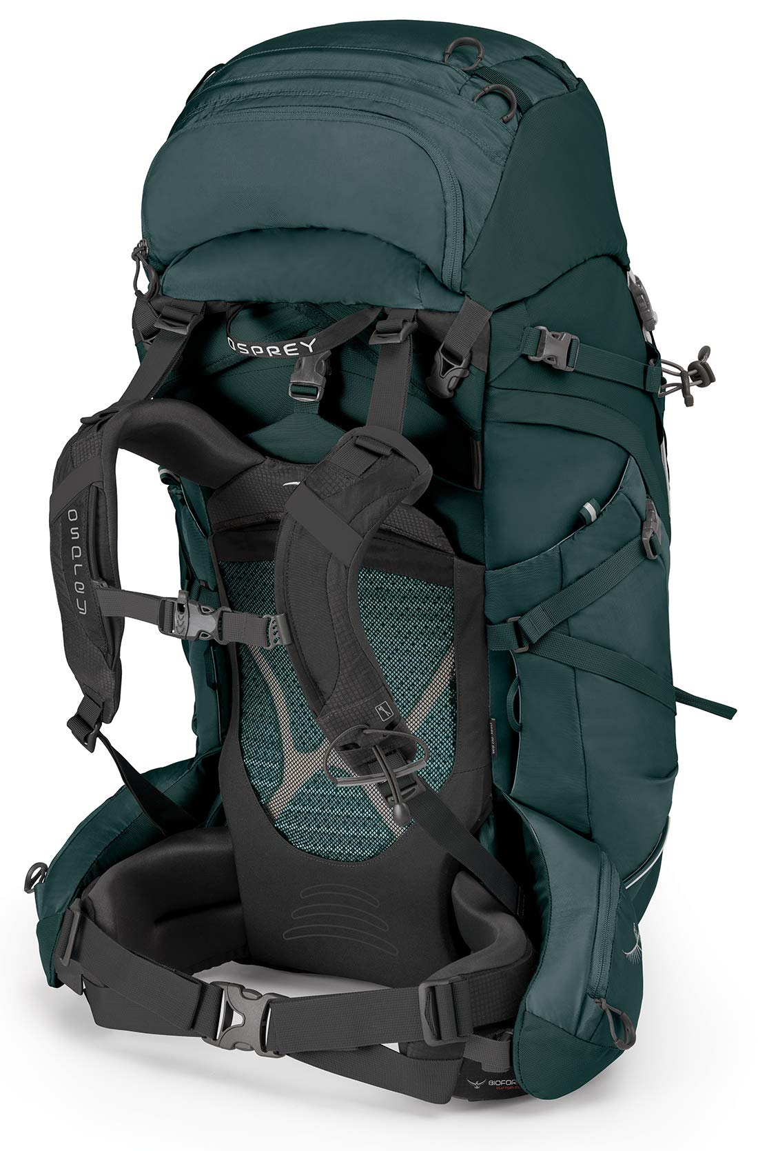 Osprey Xena 85 Women's Backpacking Backpack, Canopy Green, Xs