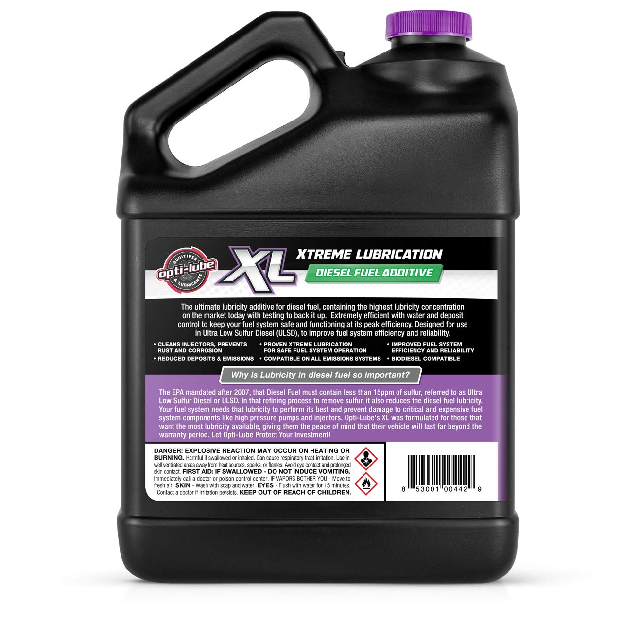 Opti-Lube XL Xtreme Lubricant Diesel Fuel Additive: Gallon (1 Gallon (Treats 1280 Gallons))