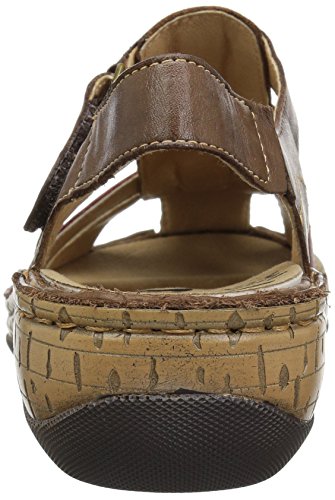 Propet Women's Jubilee Sandal, bark multi, 12 Medium US