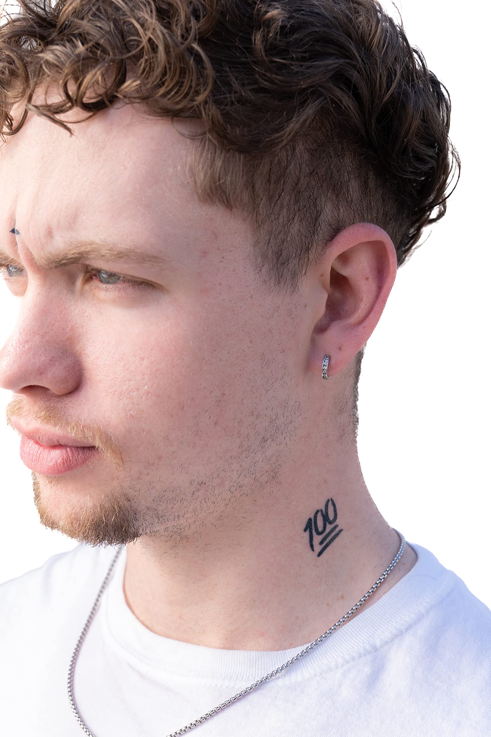 Thug Ink Temporary Tattoos - Volume I - 10 Temporary Tattoos ~ Face Tattoos ~ Teardrop, Cross, Praying Hands, etc~ Thug Life ~ Fake Tattoos ~ Water-transfer Tattoos