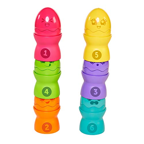 Toomies TOMY Hide & Squeak Eggstension Egg Stackers