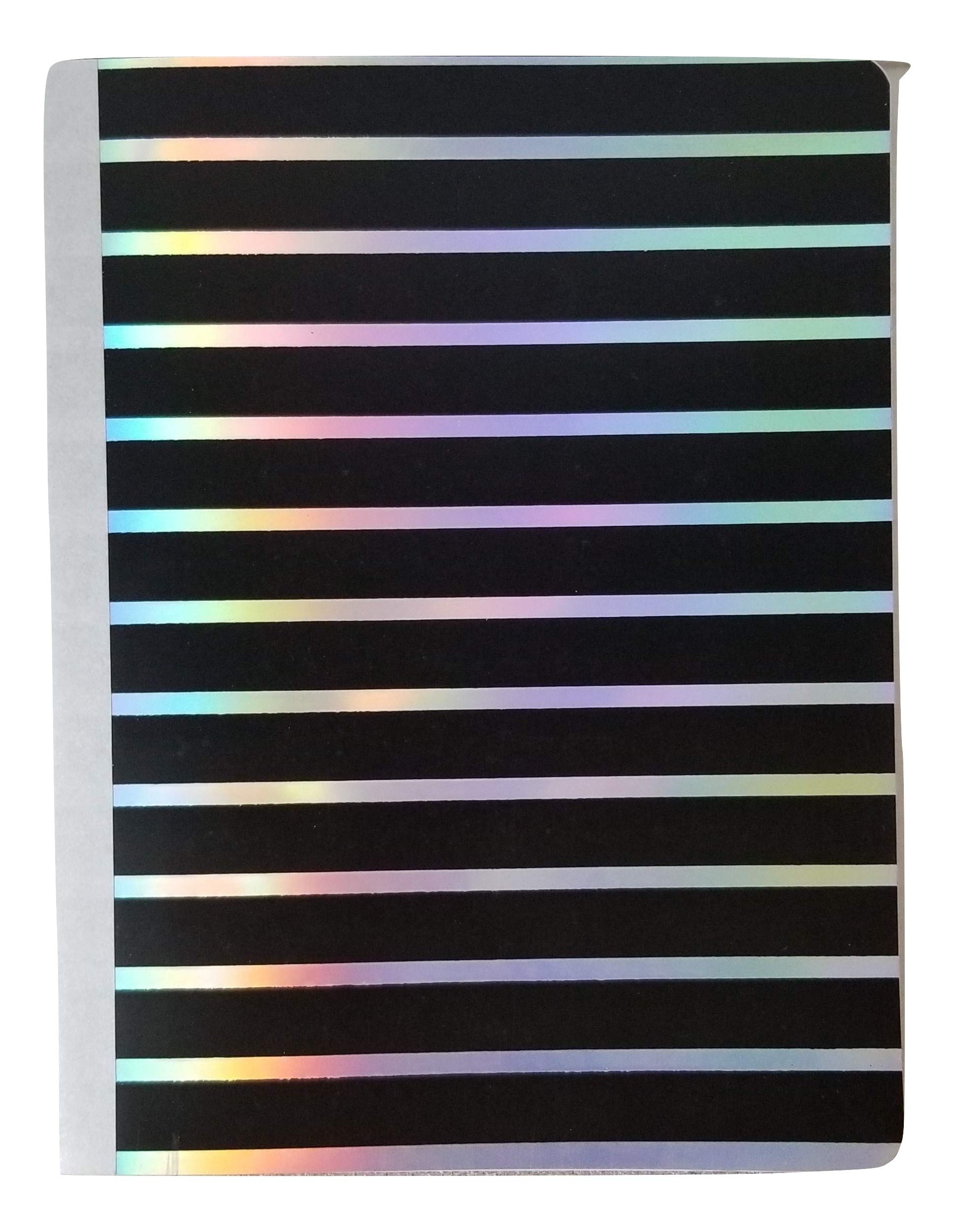 Pen + Gear 4-Pack Poly Composition Notebook,9-3/4" x 7-1/2", Wide Ruled, 80 Sheet Jewel Tone Metallic Set;Black