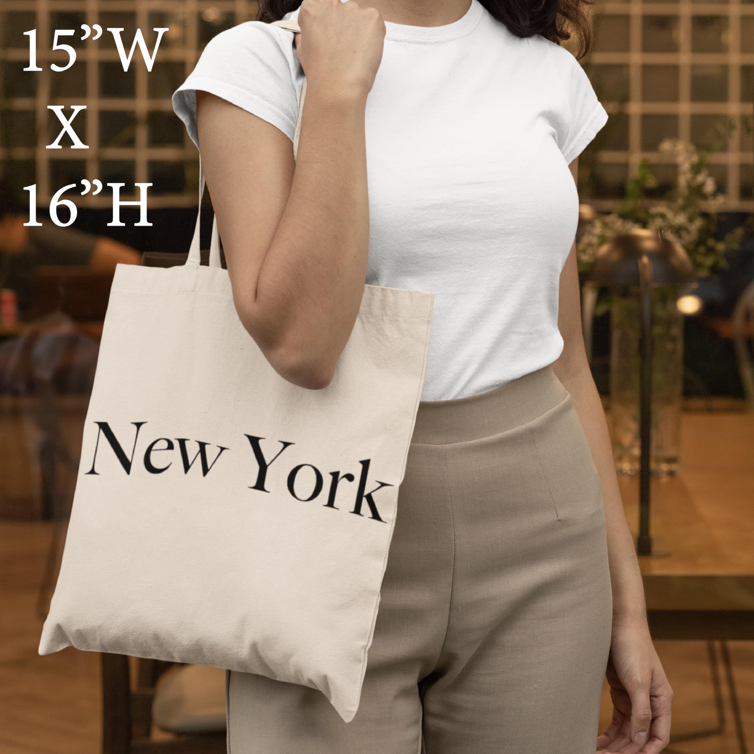 Personalized Your Text Here Tote Bag β Customized Bridesmaid Shoulder Bag β Custom Beach Canvas Shoulder Bag β Customize Grocery Bag