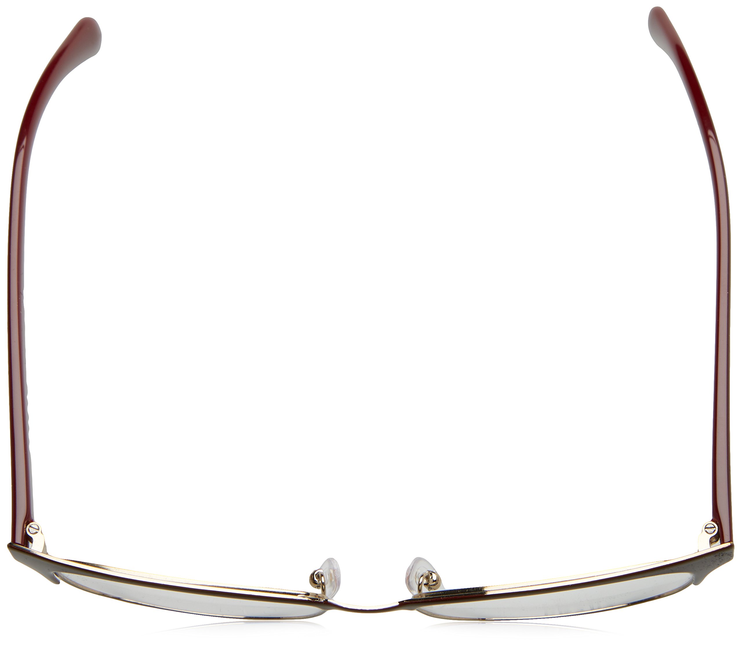 Prada PR65RV Eyeglass Frames UAN1O1-53 - Bordeaux On Pale Gold PR65RV-UAN1O1-53