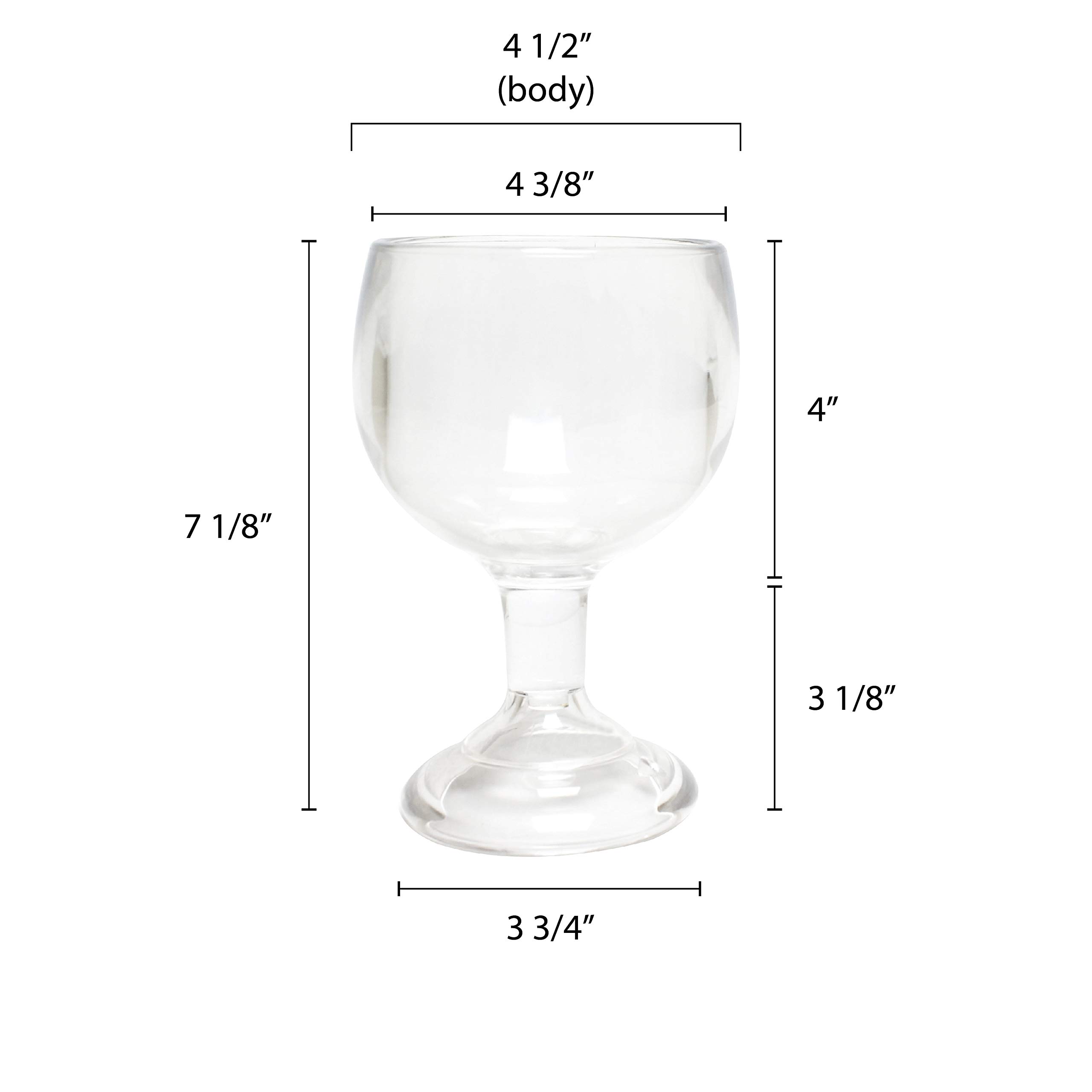 Thunder Group PLTHSN024C Schooner, 24-Ounce