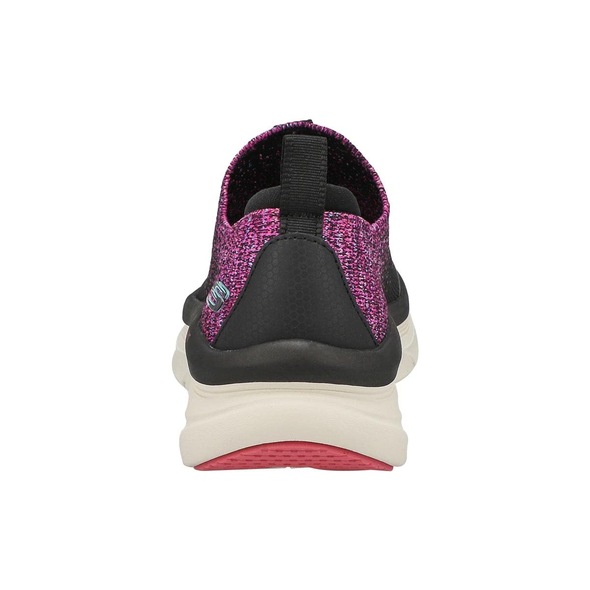 Skechers Women's D'Lux Walker Wrap Party Slip On Sneaker Black 7.5 Medium US