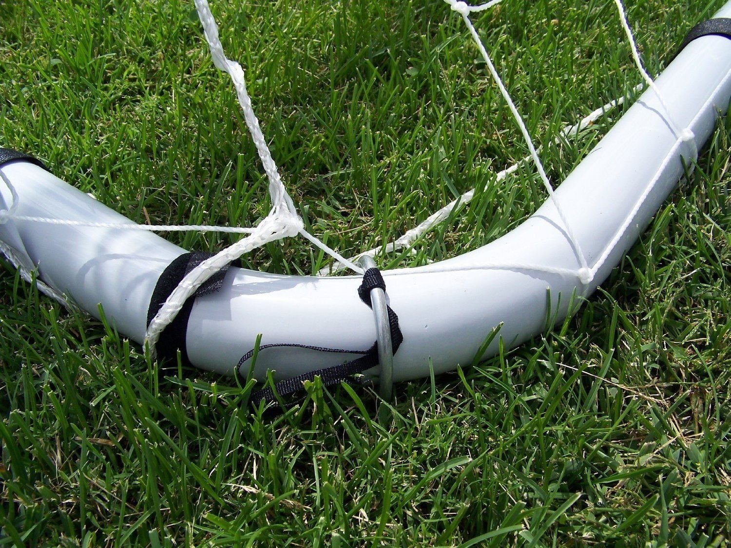 Official Size 24 X 8 X 5 Ft. Steel Soccer Goal. Heavy Duty Frame w/Net. Tournament, Regulation Size. Professional Portable Practice Training Aid. 24 X 8, 24x8(1Net)