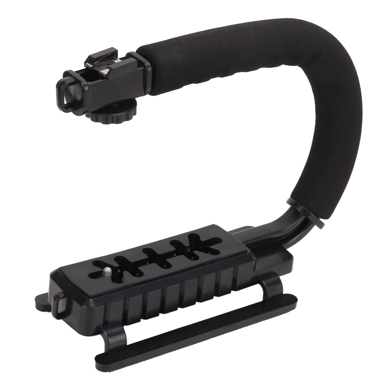 U Shape Camera Stabilizer, 1/4 inch Thread Handheld Camera Stabilizer Hot Shoe Interface for Outdoor for Shooting