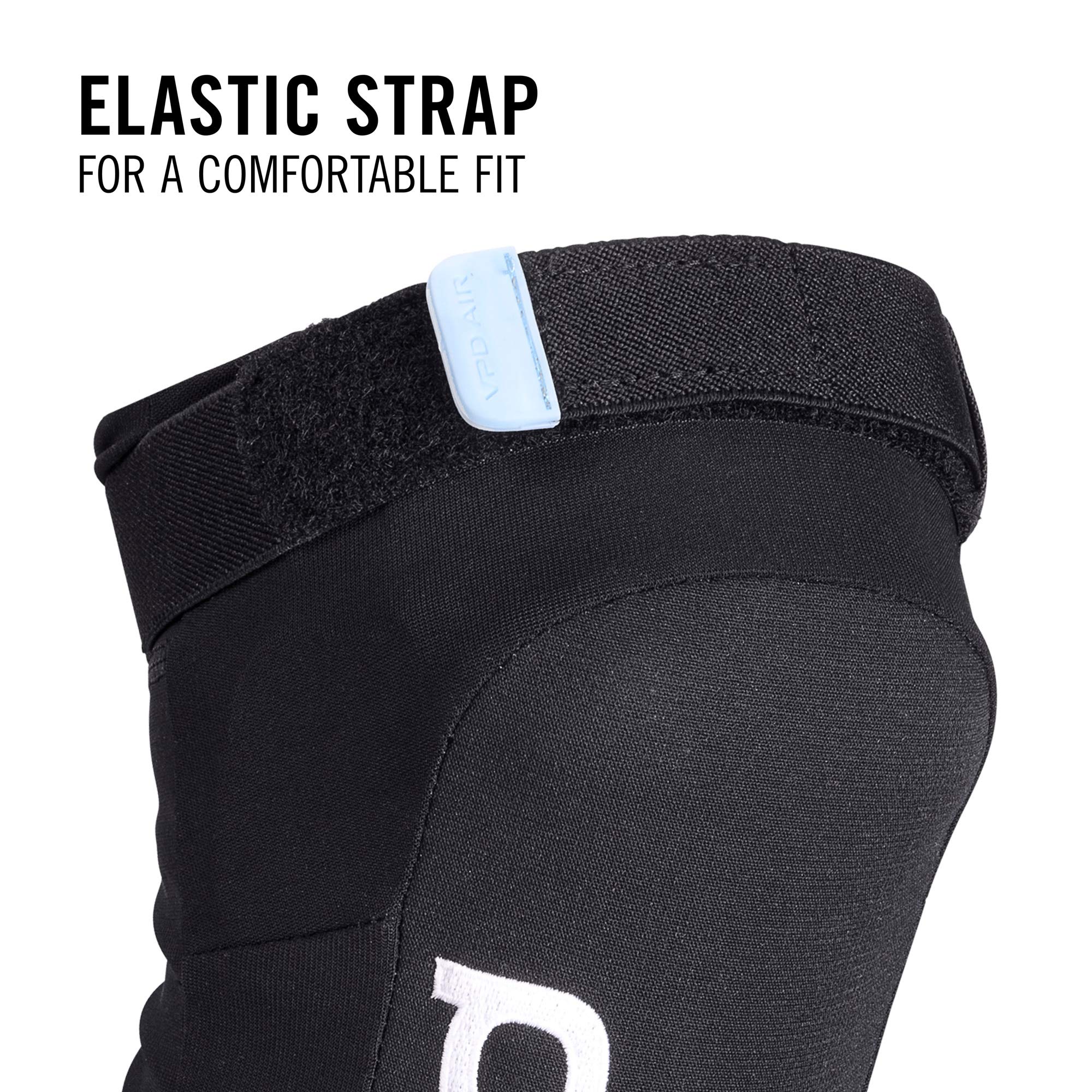 POC, Joint VPD Air Knee Pads, Lightweight Mountain Biking Armor for Men and Women, Uranium Black, XL
