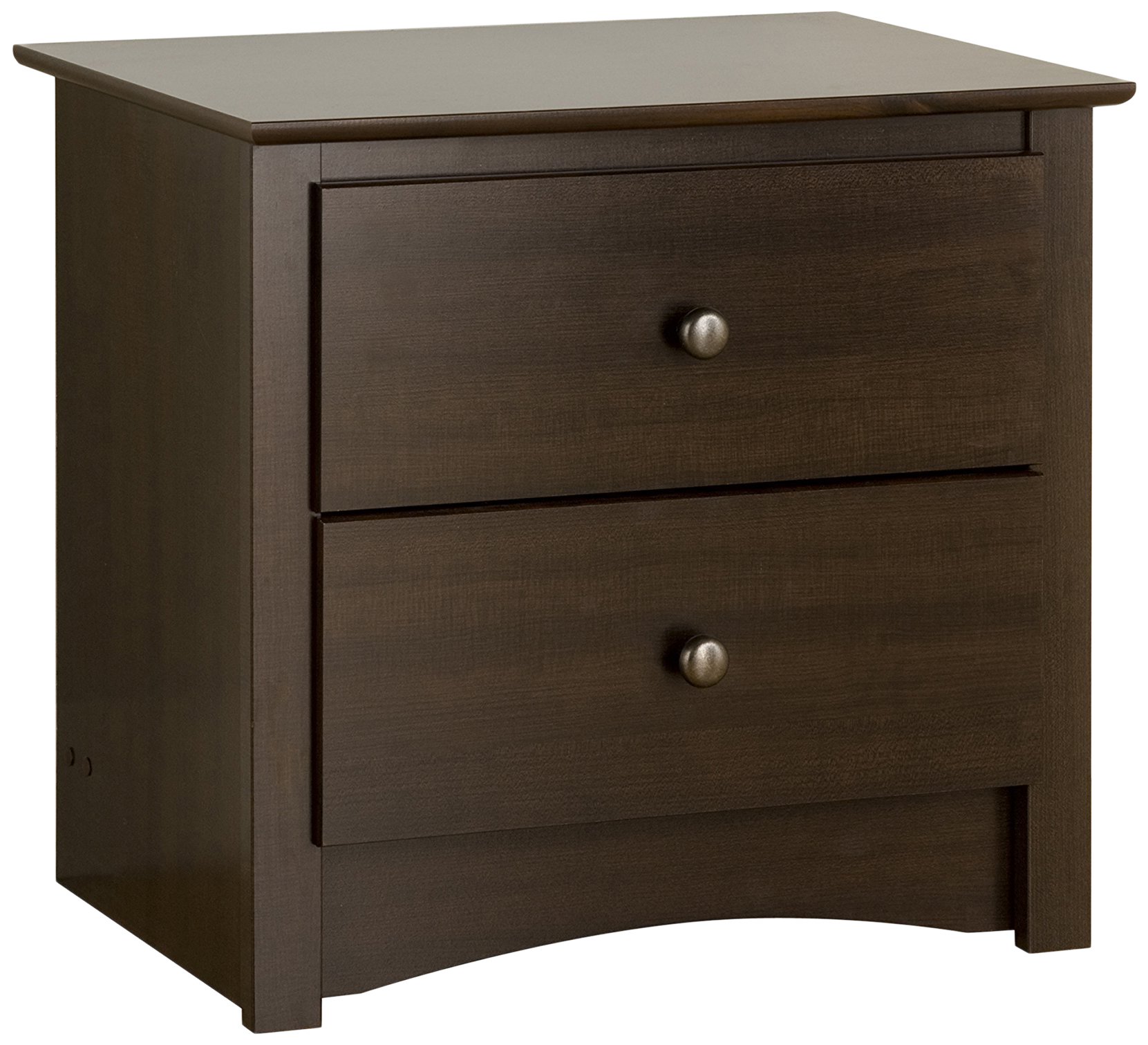 Sonoma 6 Drawer Double Dresser for Bedroom, Espresso & Sonoma 2-Drawer Nightstand, Espresso