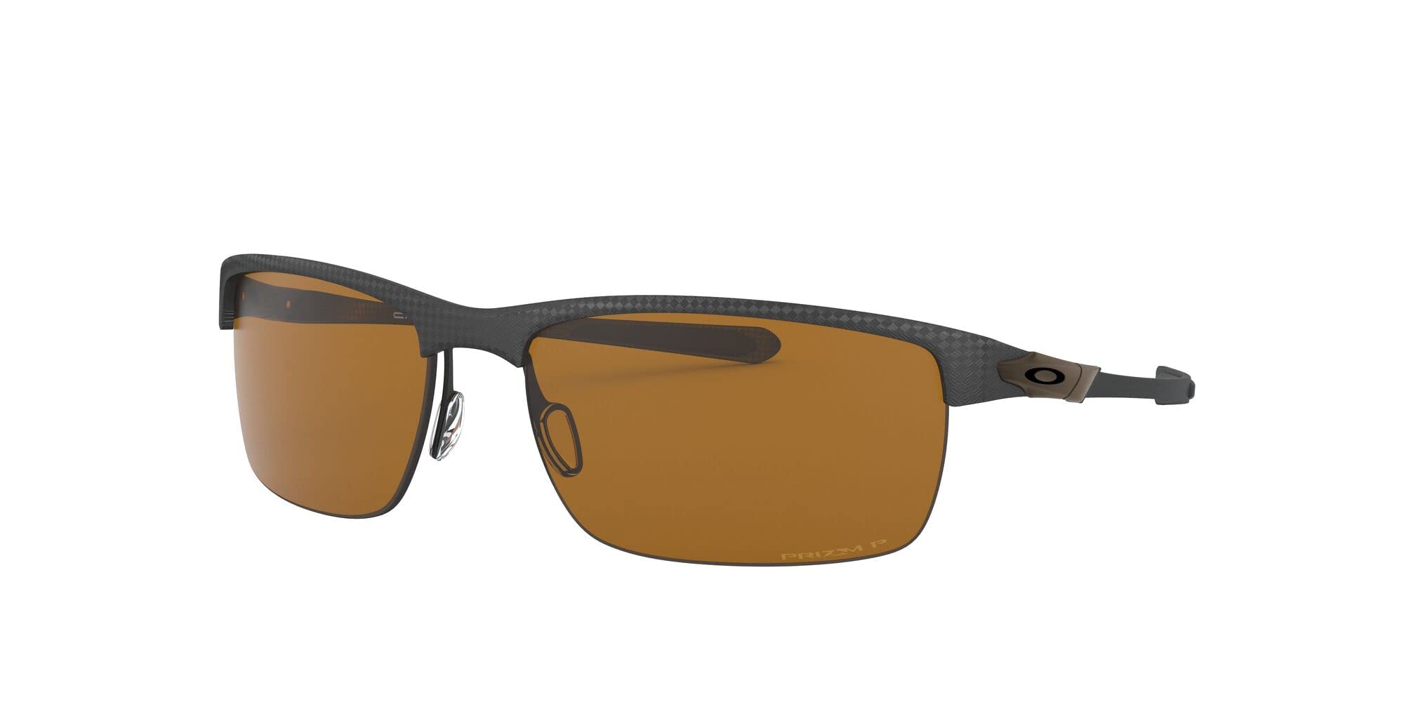 Oakley Men's OO9174 Blade Rectangular Sunglasses, Matte Carbon Fiber/Prizm Daily Polarized, 66 mm
