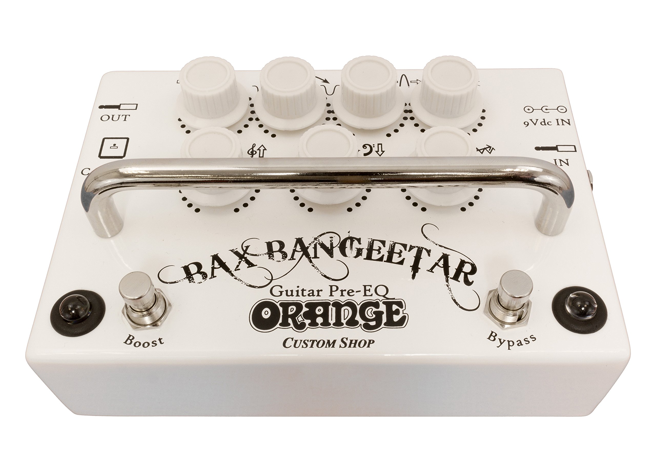 Orange Custom Shop Bax Bangeetar Guitar Pre-EQ Effects Pedal, White