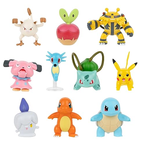 PokĆ©mon Battle Figure 10 Pack ā Nine 2-inch Battle Figures and One 4.5-inch Battle Figure
