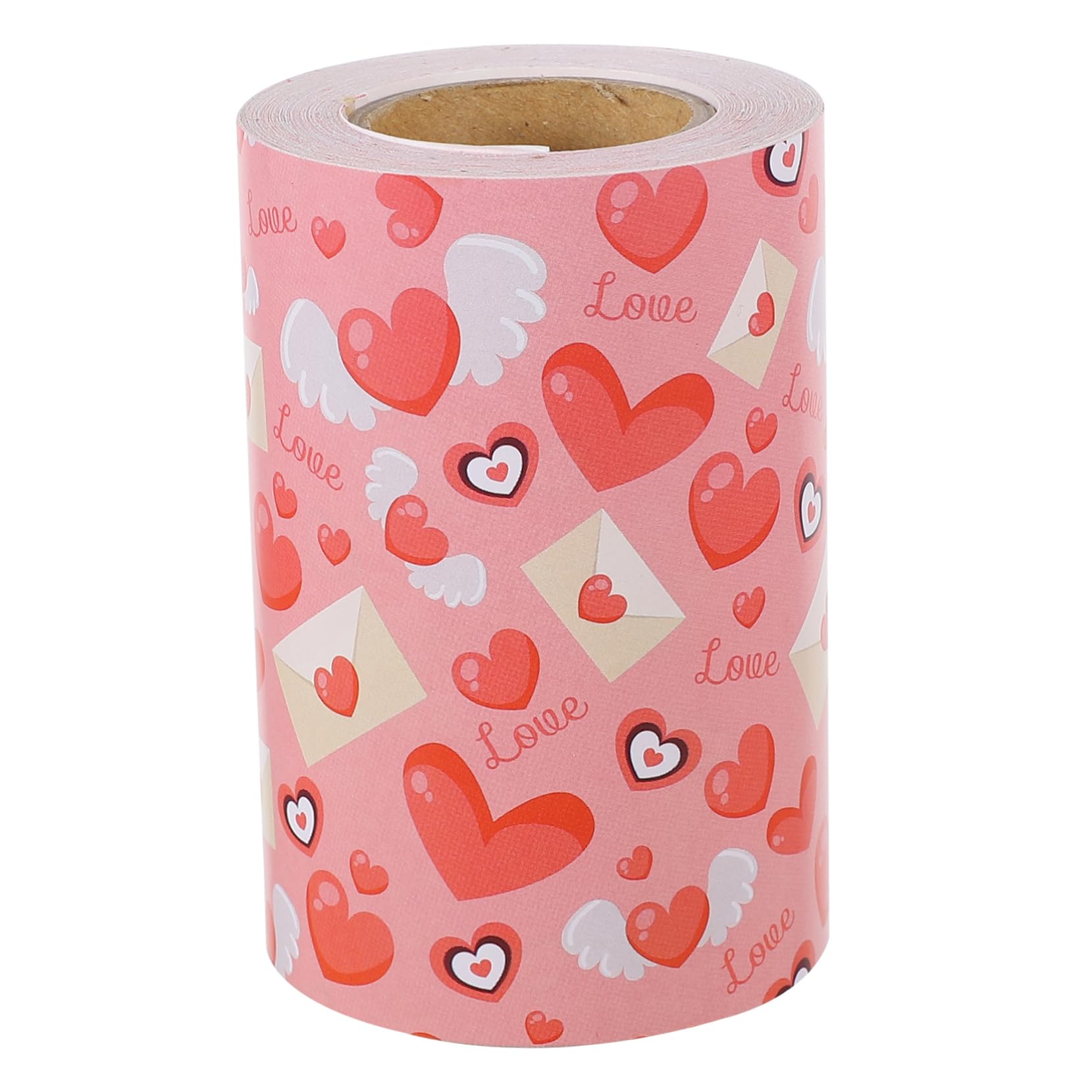 NUOBESTY 1 Roll Heart Frame Sticker Bulletin Board Borders Valentines Day Stickers Valentines Day Gift Sticker Wedding Stickers Valentine's Day Gift Sticker Party Supplies