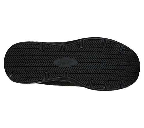 Skechers Women's Work Relaxed Fit: Dyna-Air SR Slip Resistant Sneaker, Black, 9