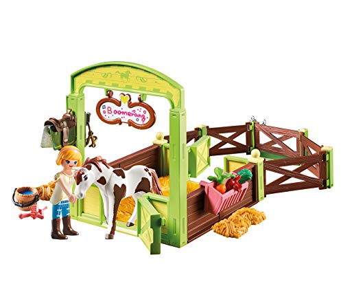 Playmobil DreamWorks Spirit Abigail & Boomerang with Horse Stall