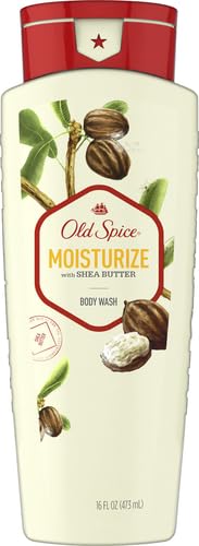 Old Spice, Mens Body Wash Moisturize With Shea Butter, 16 Fl Oz