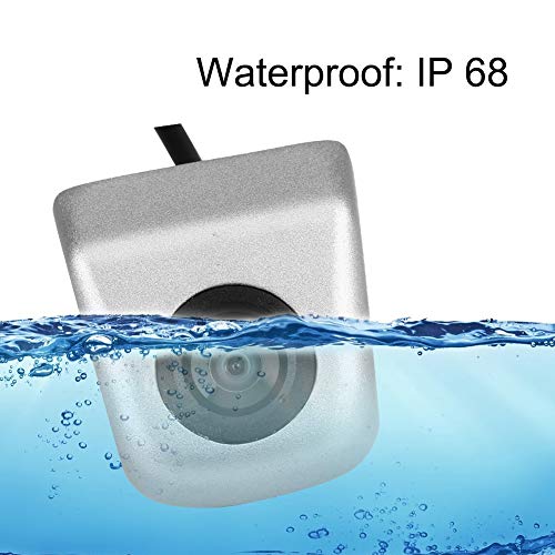 Rear View Camera, Car CCD Rear View Camera Backup Parking Night Vision Rearview Camera Waterproof (Silver) for auto ruckfahrkamera Camera recul Isuzu 12v Monitor