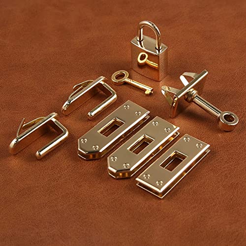 ZLXDP 7pcs/Set Metal Clasp Lock Lockbutton Women Handbag Shoulder Bag Purse Accessories (Color : C, Size : 1)