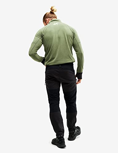 RevolutionRace Men’s RVRC GP Pro Pants, Durable and Ventilated Pants for All Outdoor Activities, Jet Black, S